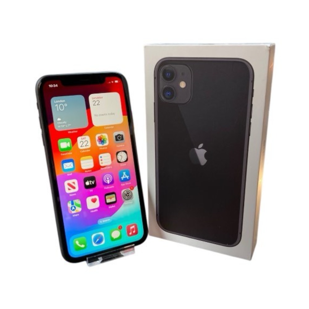 Pre-owned Apple iPhone 11 64GB Black (Unlocked) A - Own4Less